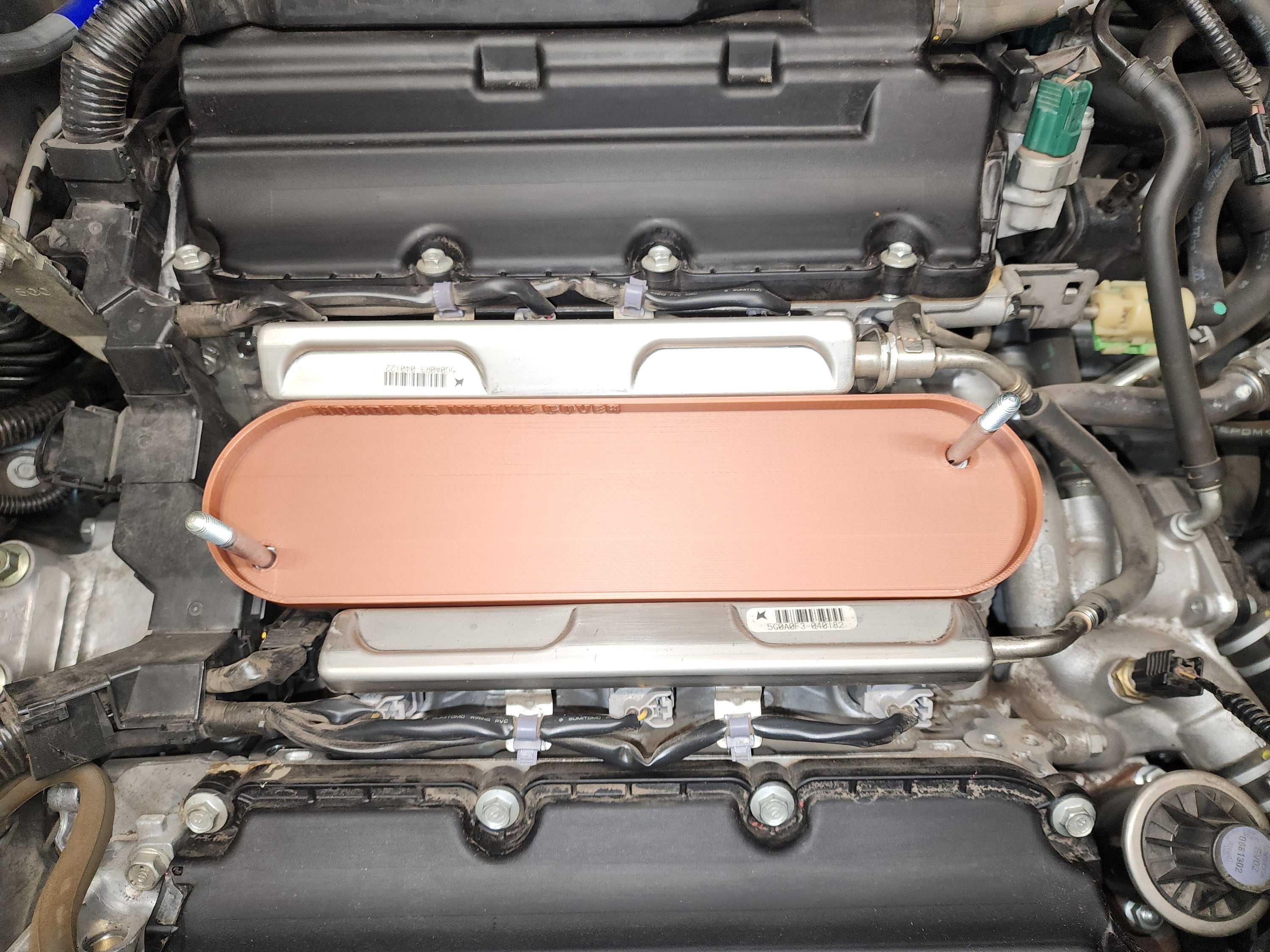 J32 J35 J37 Intake Block off Plate, Honda V6 Intake Plenum Cover 3D ...