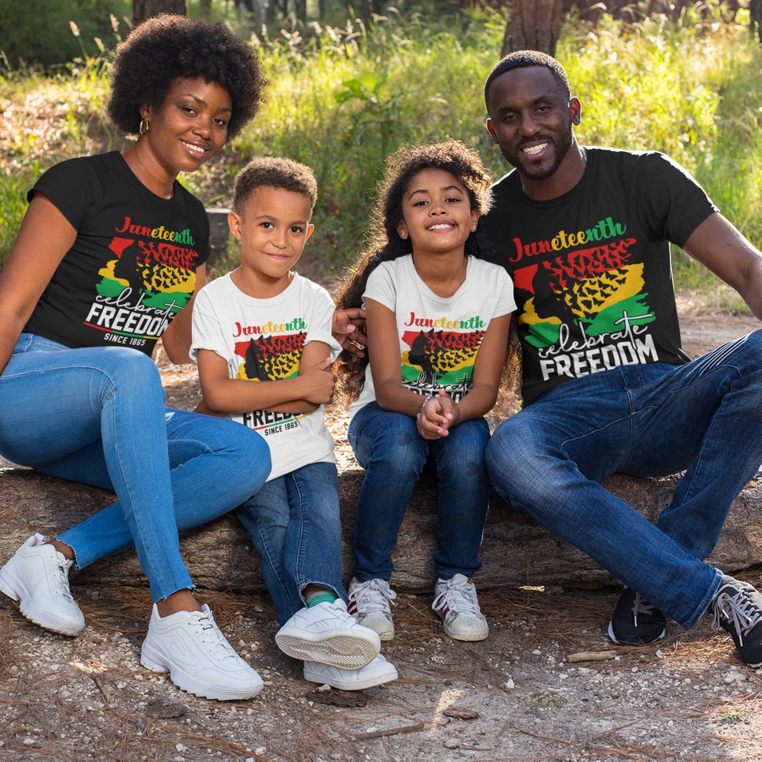 Juneteenth Family T-shirt, Celebrate Juneteenth, African American ...