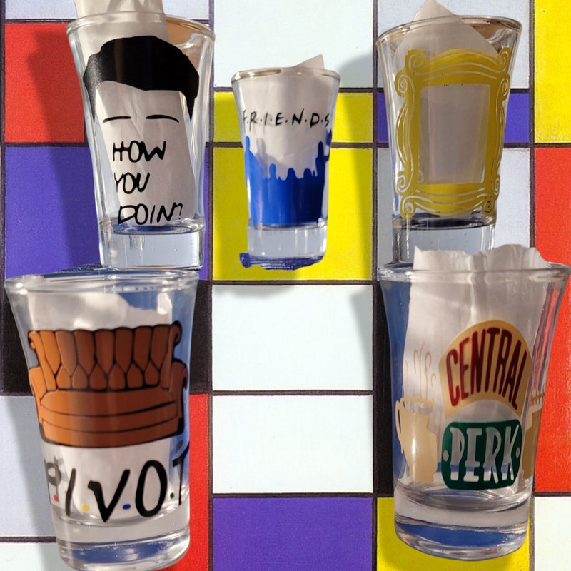 Christmas Shot Glasses - Etsy