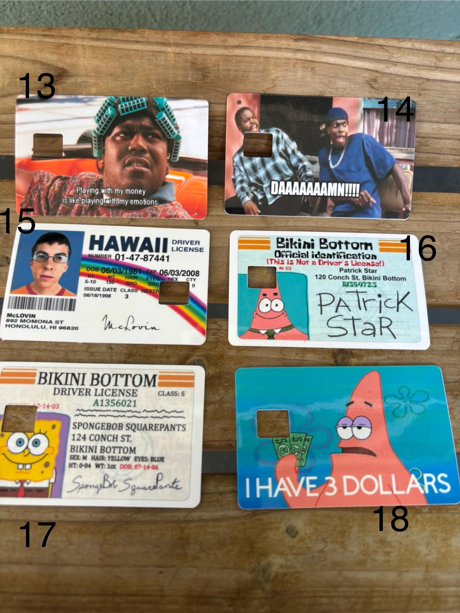 Funny Debit / Credit Card Skins / Cool Skins / Unique Gifts / Card ...