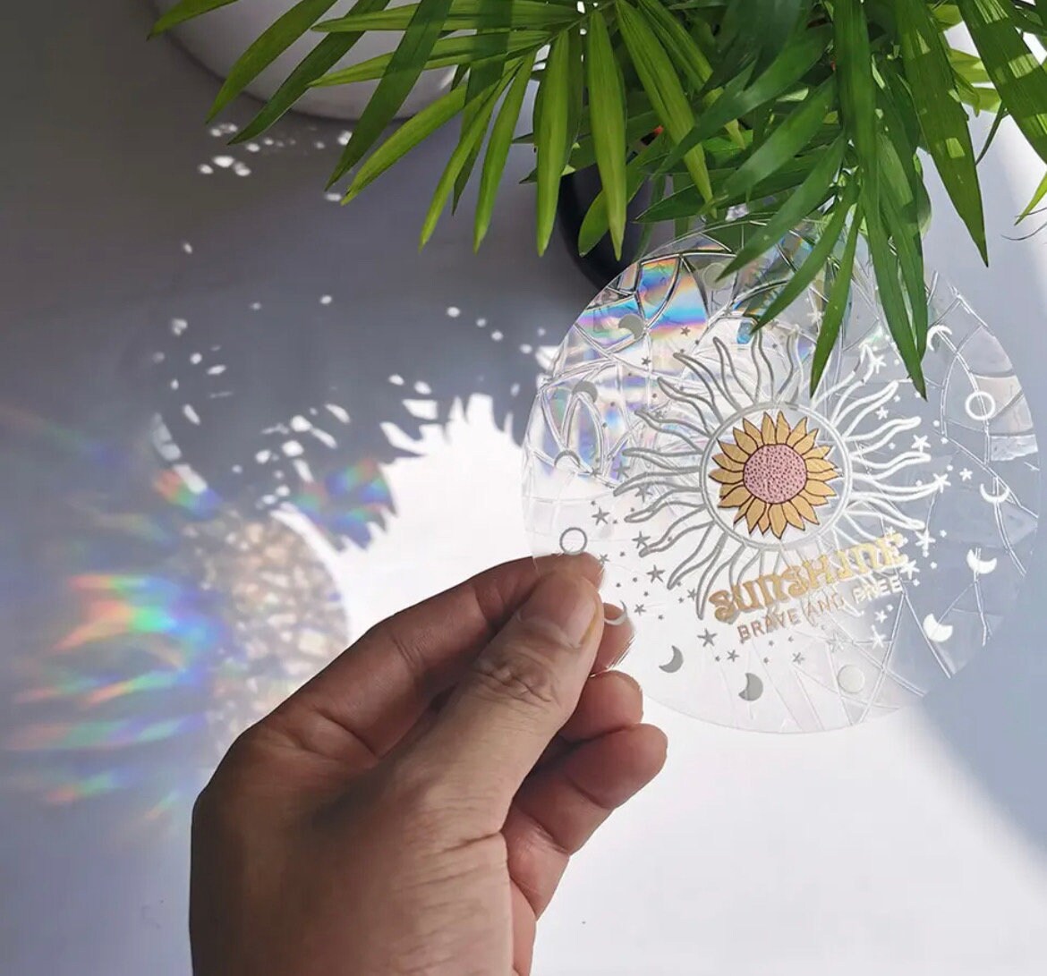 Sun Catcher PVC Electrostatic Glass Stickers for Window Sun-catcher ...