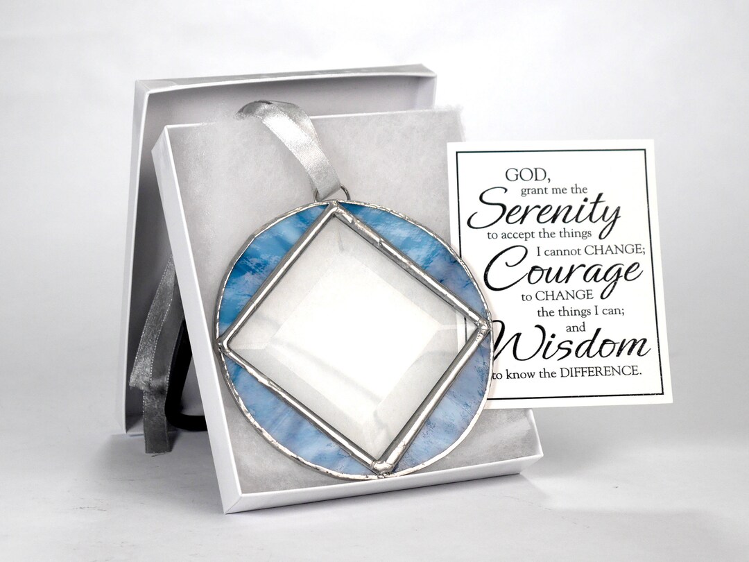 NA Recovery Symbol Stained Glass Narcotics Anonymous - Etsy