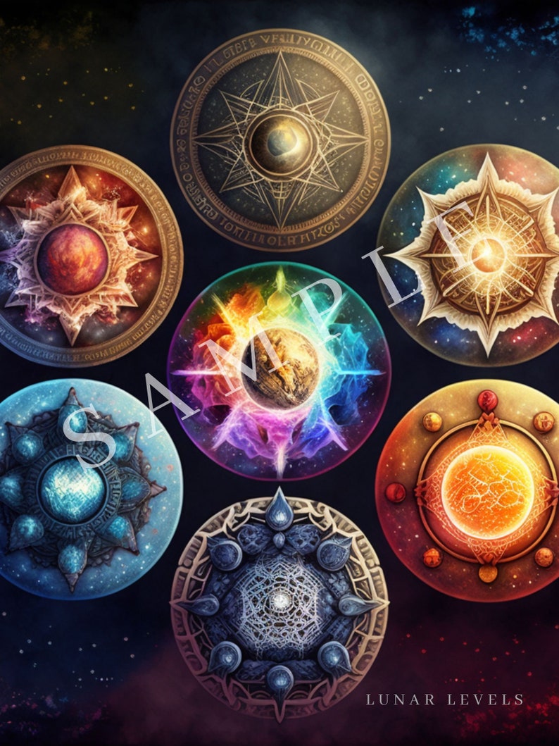 Digital Downloads Chakras AI Art Chakra Digital Art - Etsy