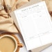 Minimal BOHO Daily Planner | Modern Black and White | Downloadable ...