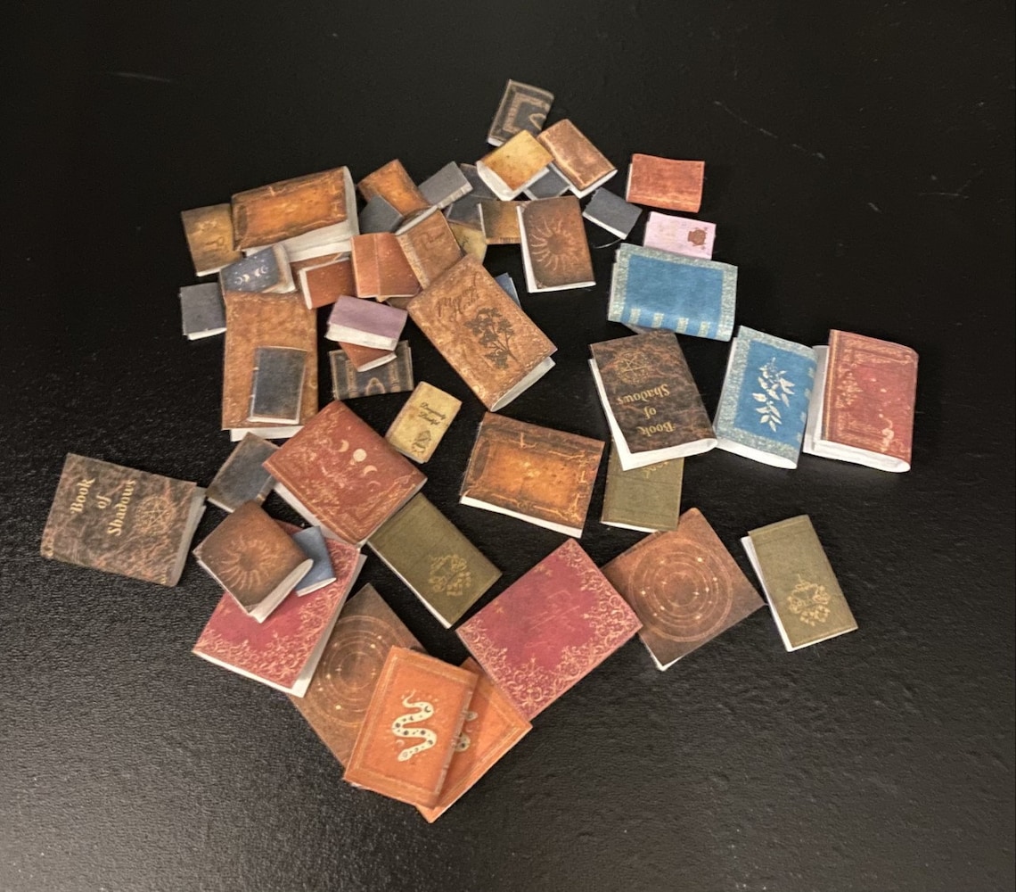 Spooky Miniature Books Digital Download - Etsy