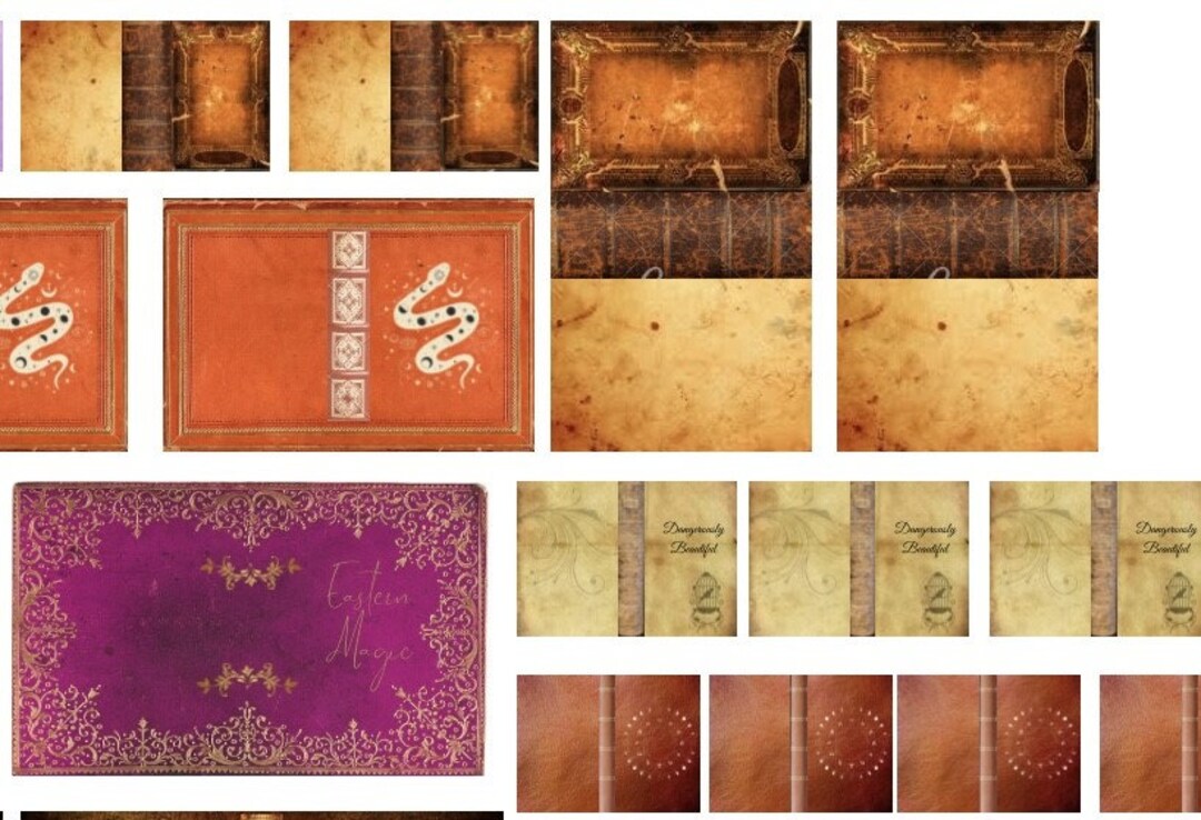 Spooky Miniature Books Digital Download - Etsy