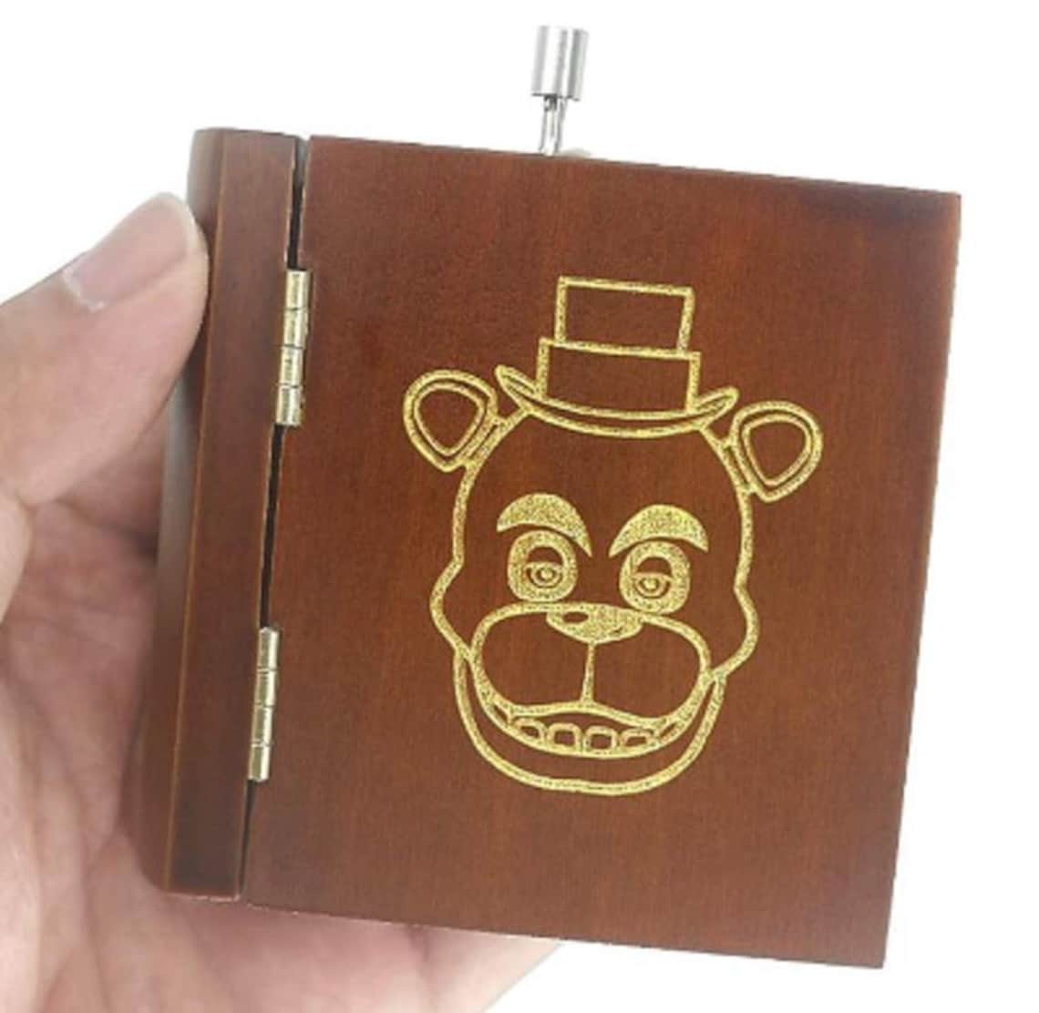 Five Nights at Freddy's Hand Crank Custom Engraved Wood Music Box ...