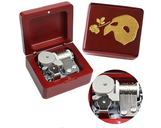Phantom of the Opera Music Box Wrapped as a Gift - Etsy