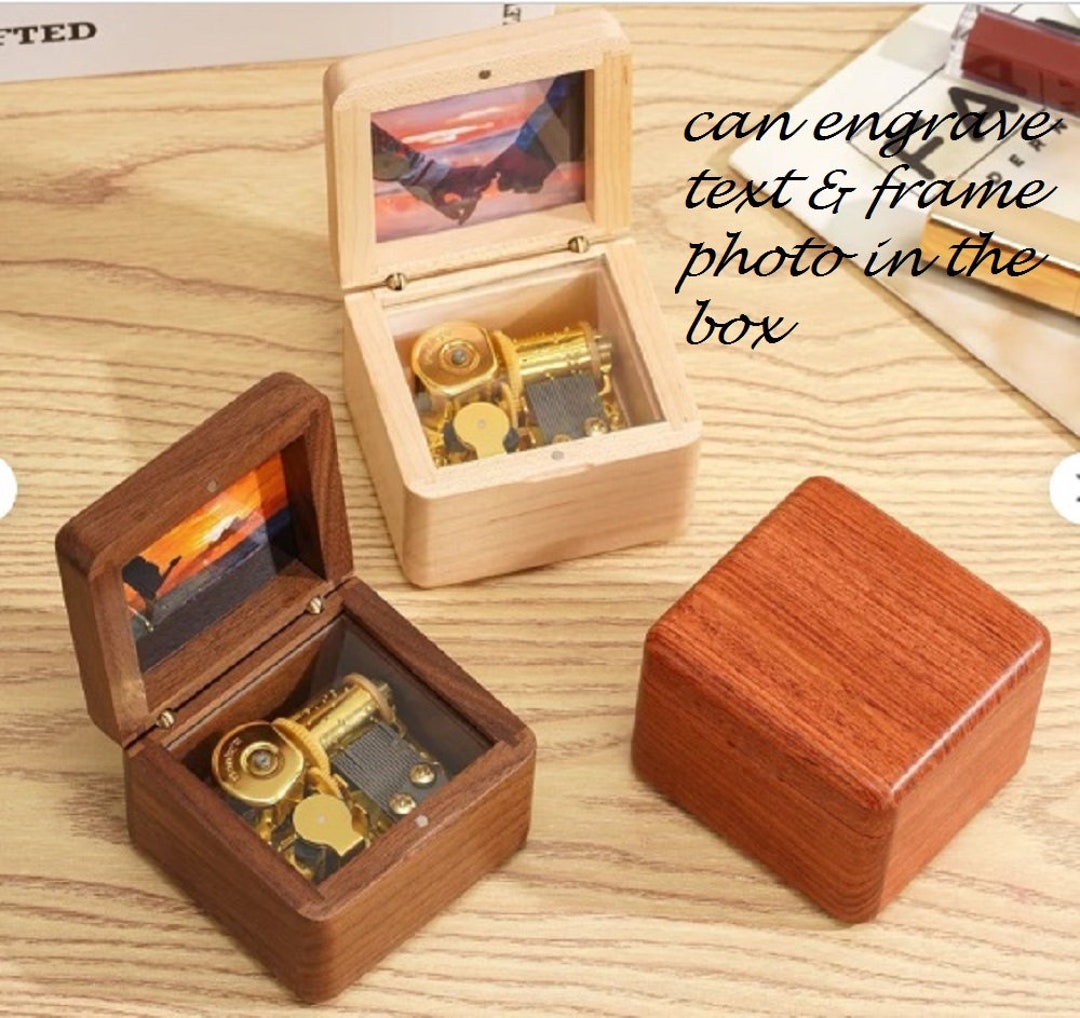 Anniversary Gifts Couple, Kid | Music Box With Your Own Photo | Custom ...
