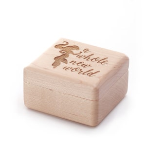 18-note Custom Tune Beech Wind up Custom Engraving Picture 70 Tunes ...