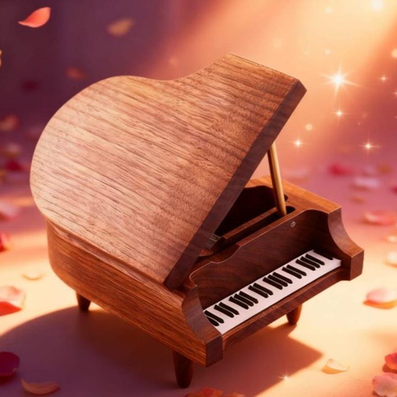 Wind up Piano Music Box - Etsy