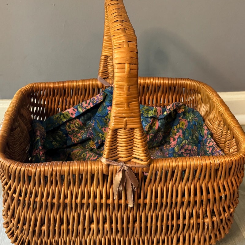 Basket With Handle - Etsy