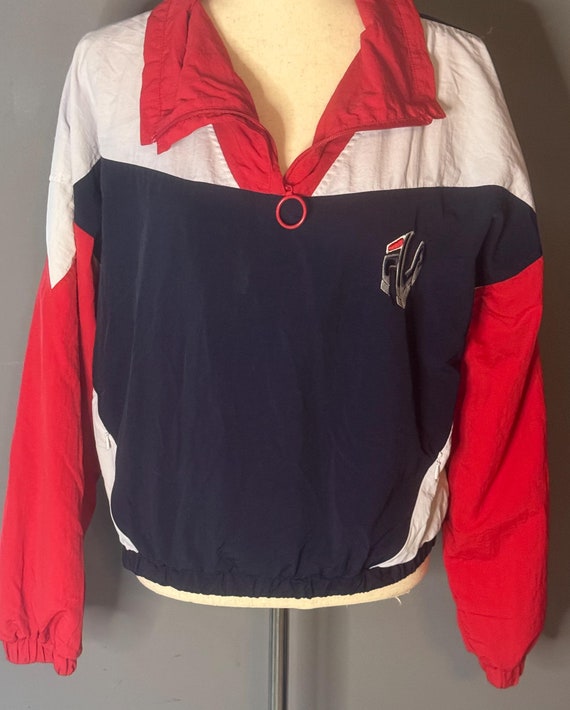 Fila cropped windbreaker store
