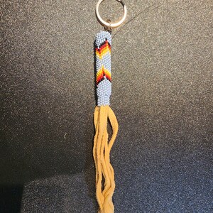 Peyote Stitched Key Chain - Etsy