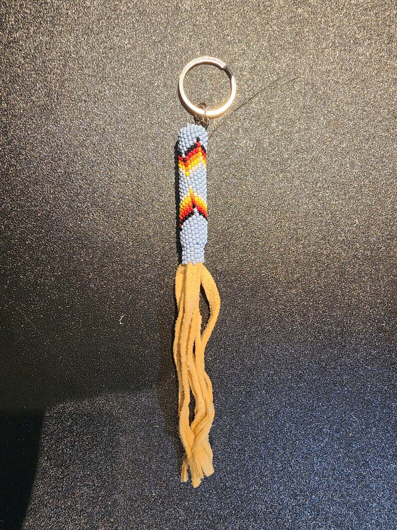 Peyote Stitched Key Chain - Etsy