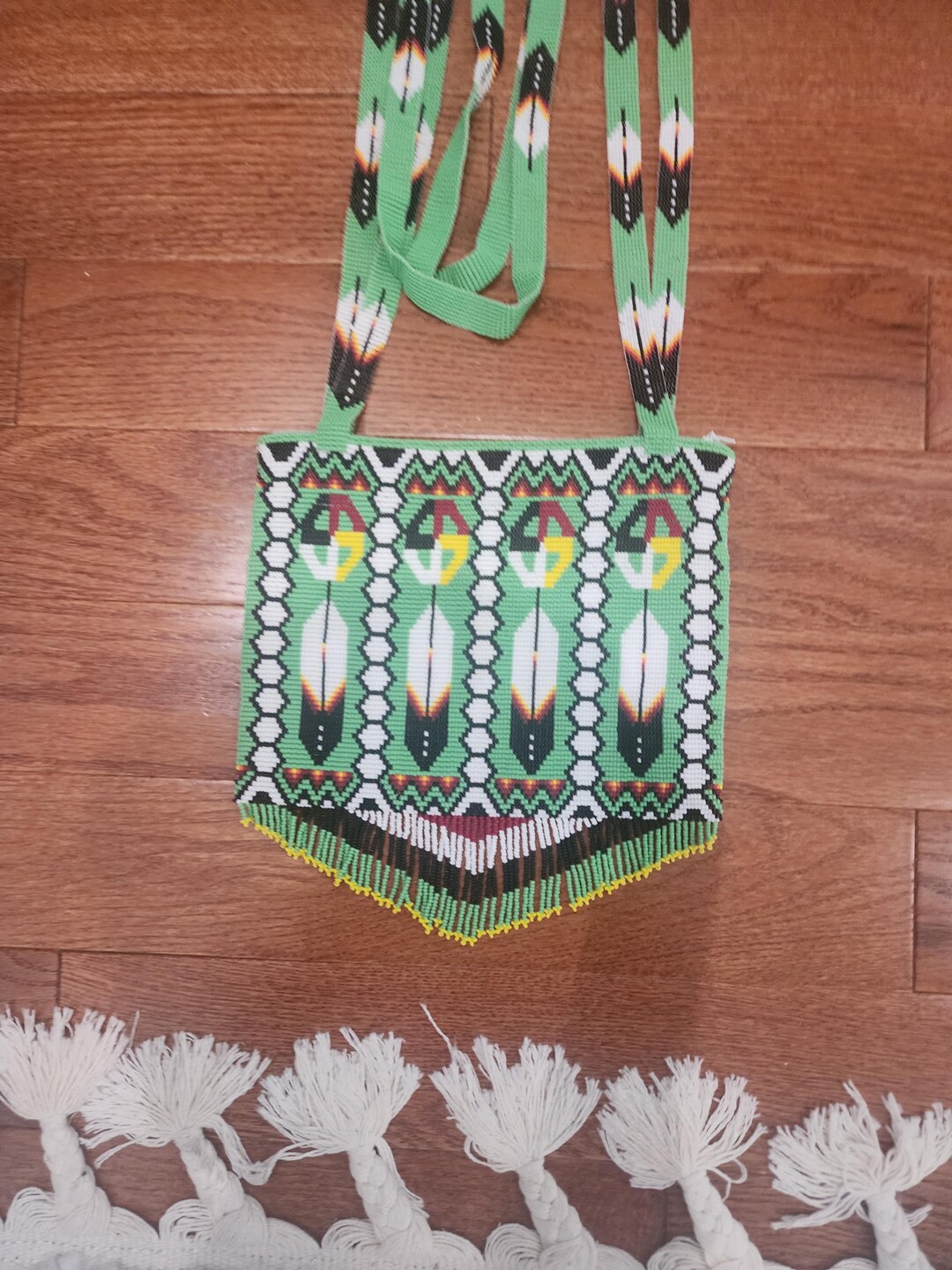 Loom Beaded Crossbody Bag - Etsy