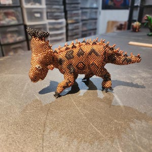 Peyote Stitched Dinosaur Figurine - Etsy