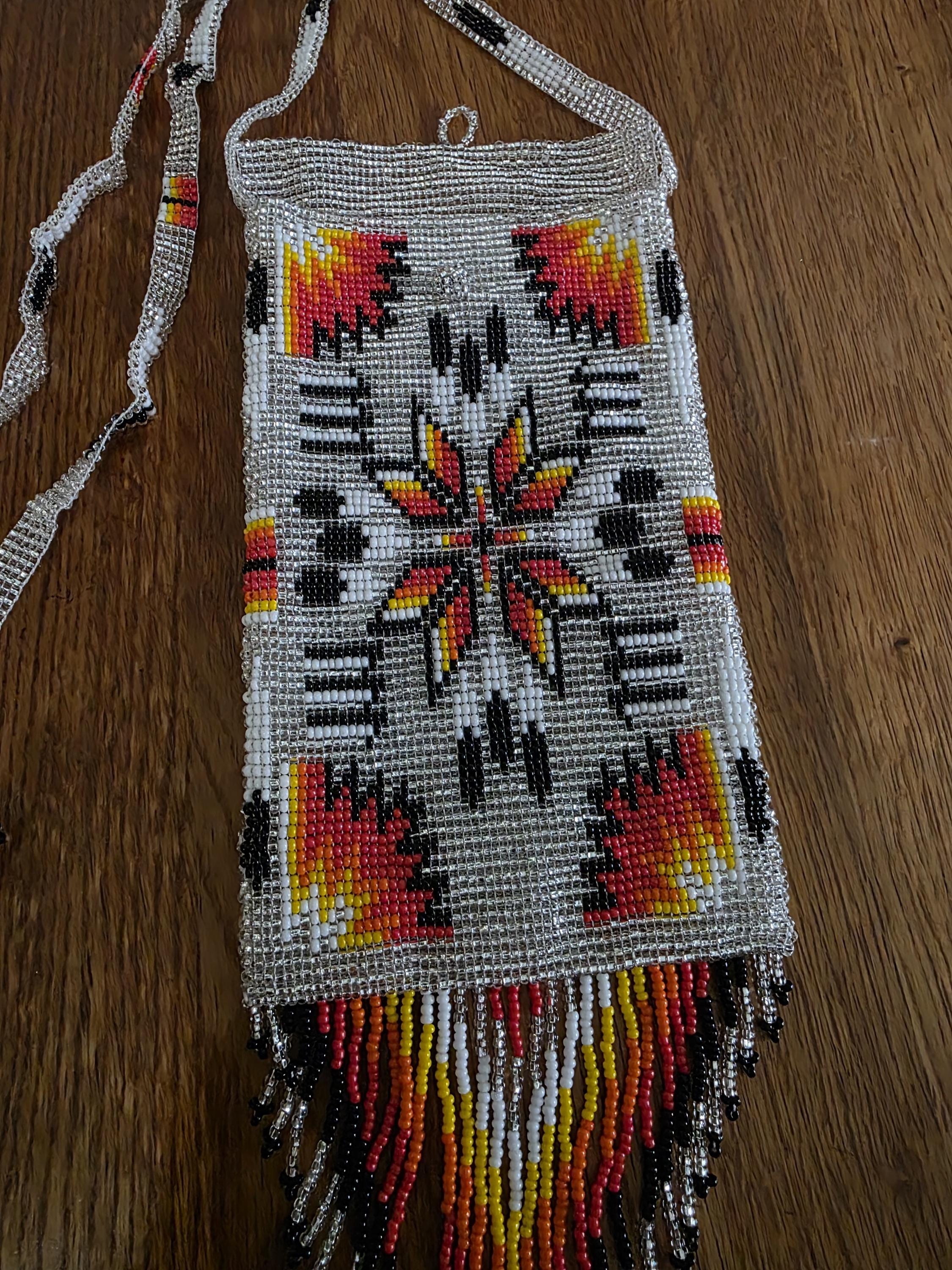 Loom Beaded Cell Phone Bag - Etsy