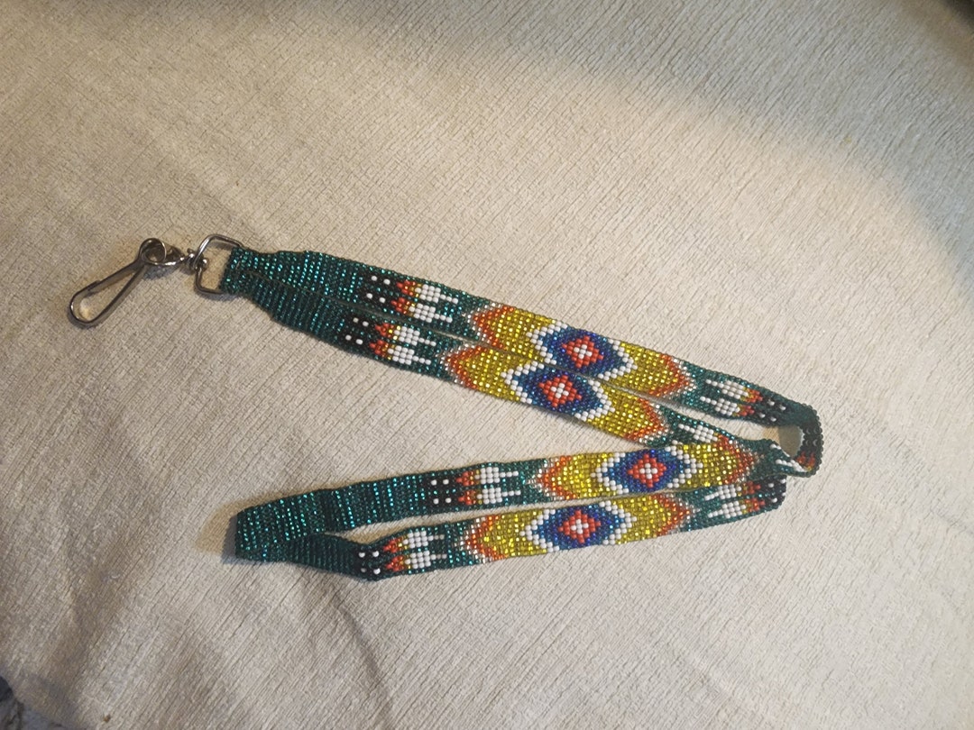 Loom Beaded Wrist Lanyard - Etsy