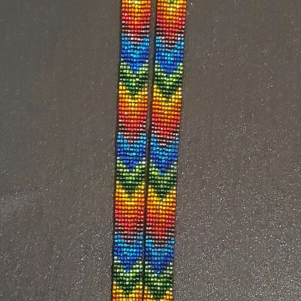 Rainbow Loom Keychain - Etsy