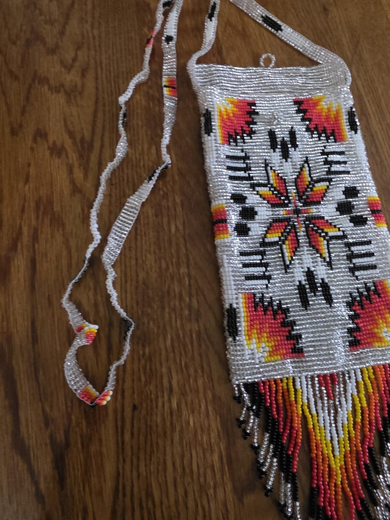 Loom Beaded Cell Phone Bag - Etsy