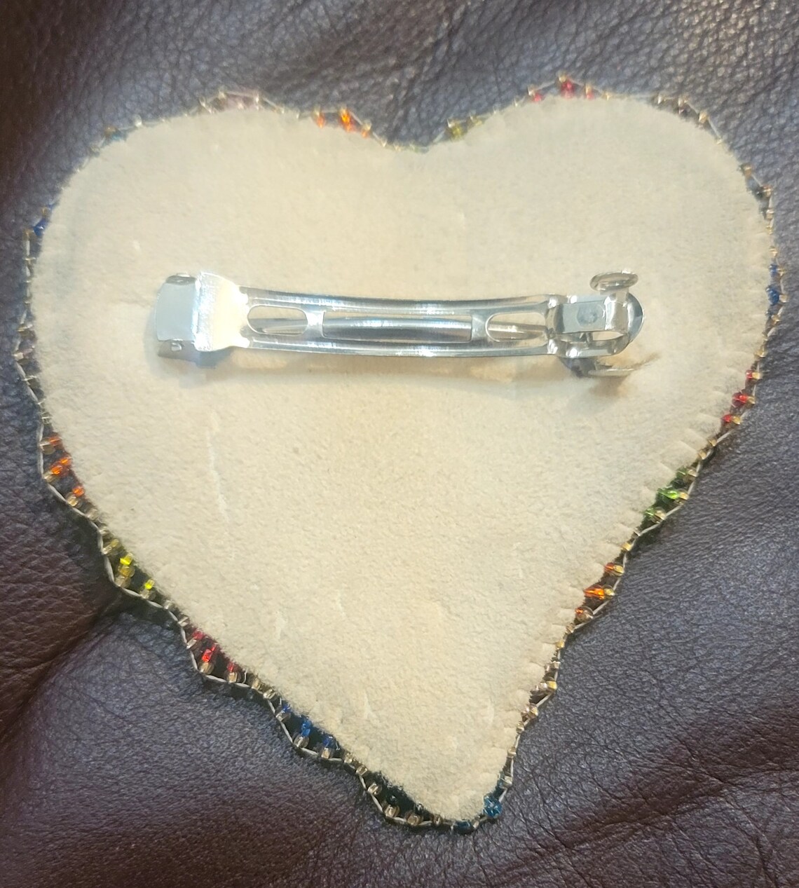 Beaded Barrette With a Hummingbird Pattern | Etsy