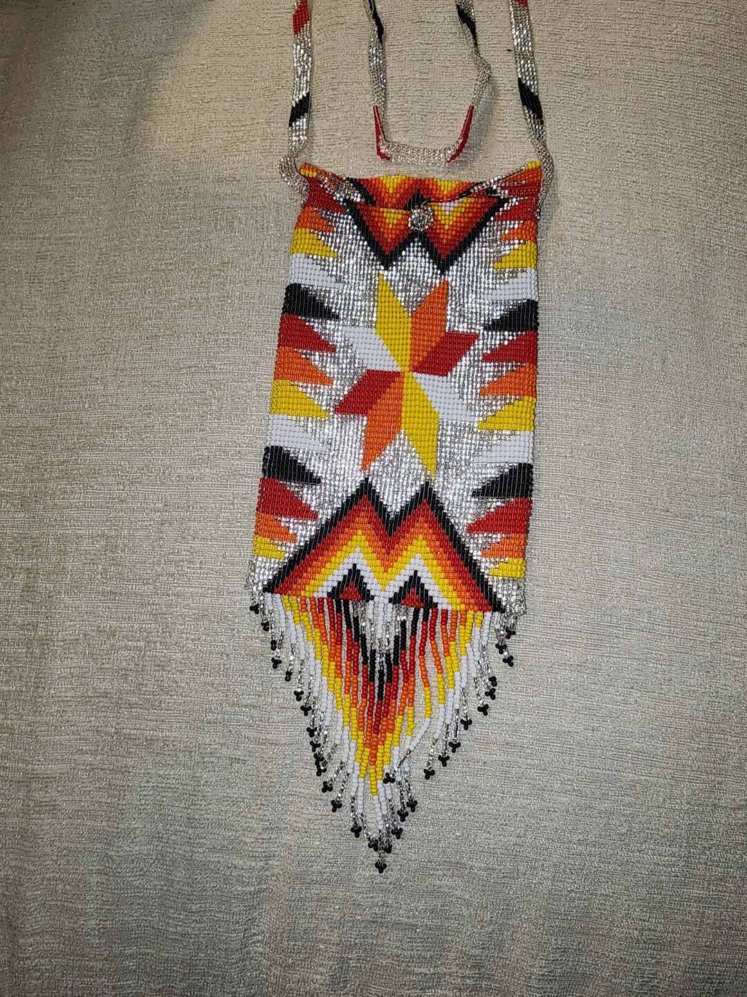 Loom Beaded Cell Phone Bag - Etsy