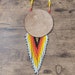 Beaded Medallion Necklace With an Eagle Head Design - Etsy
