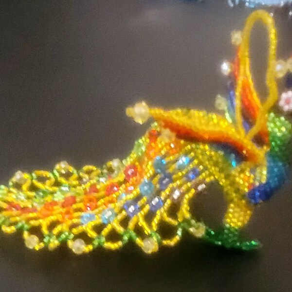 Beaded Peacock - Etsy