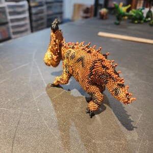 Peyote Stitched Dinosaur Figurine - Etsy