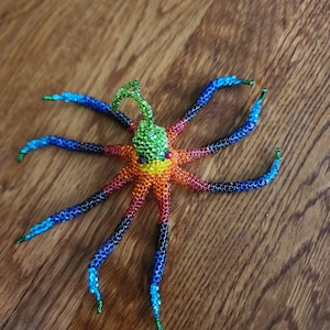 Peyote Stitched Octopus Medium Size - Etsy