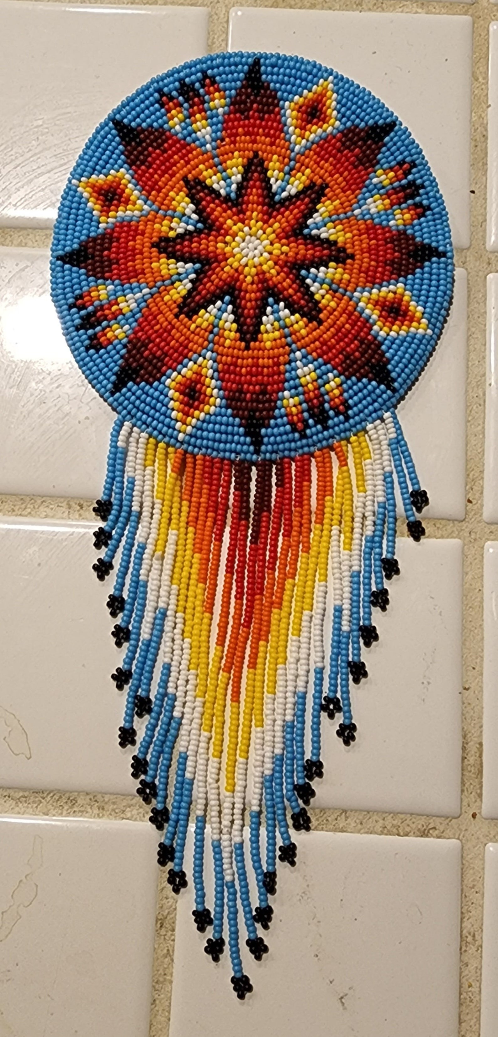 Beaded Barrette With an 8 Point Star Design - Etsy