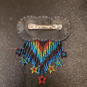 Beaded Barrette With a Hummingbird Pattern - Etsy