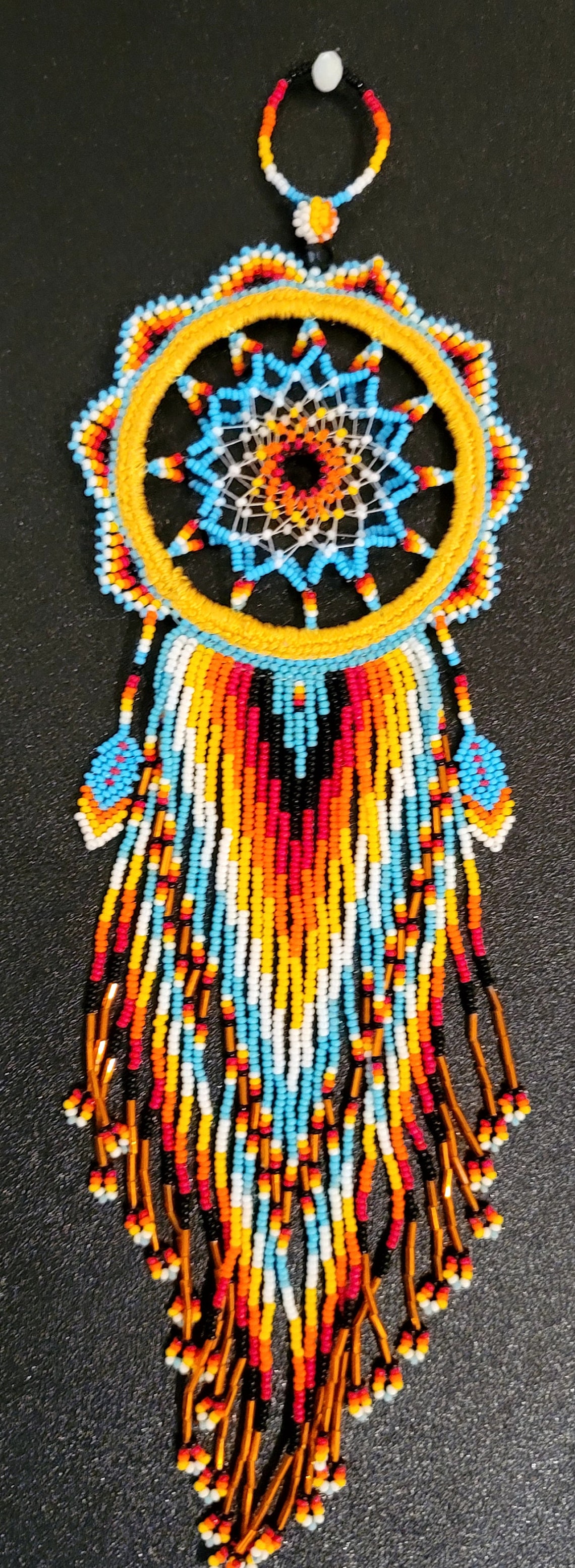 Large Fancy Beaded Dream Catcher - Etsy