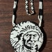 Beaded Medallion Necklace With Chief Joseph Design - Etsy
