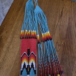 Loom Beaded Necklace With a Waterbird Design. - Etsy