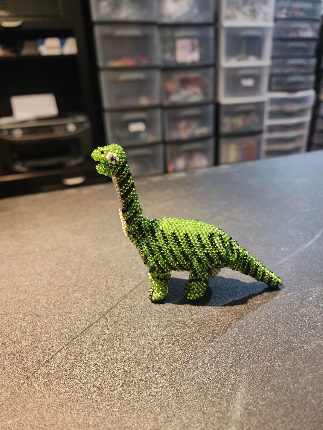 Peyote Stitched Dinosaur Figurine - Etsy