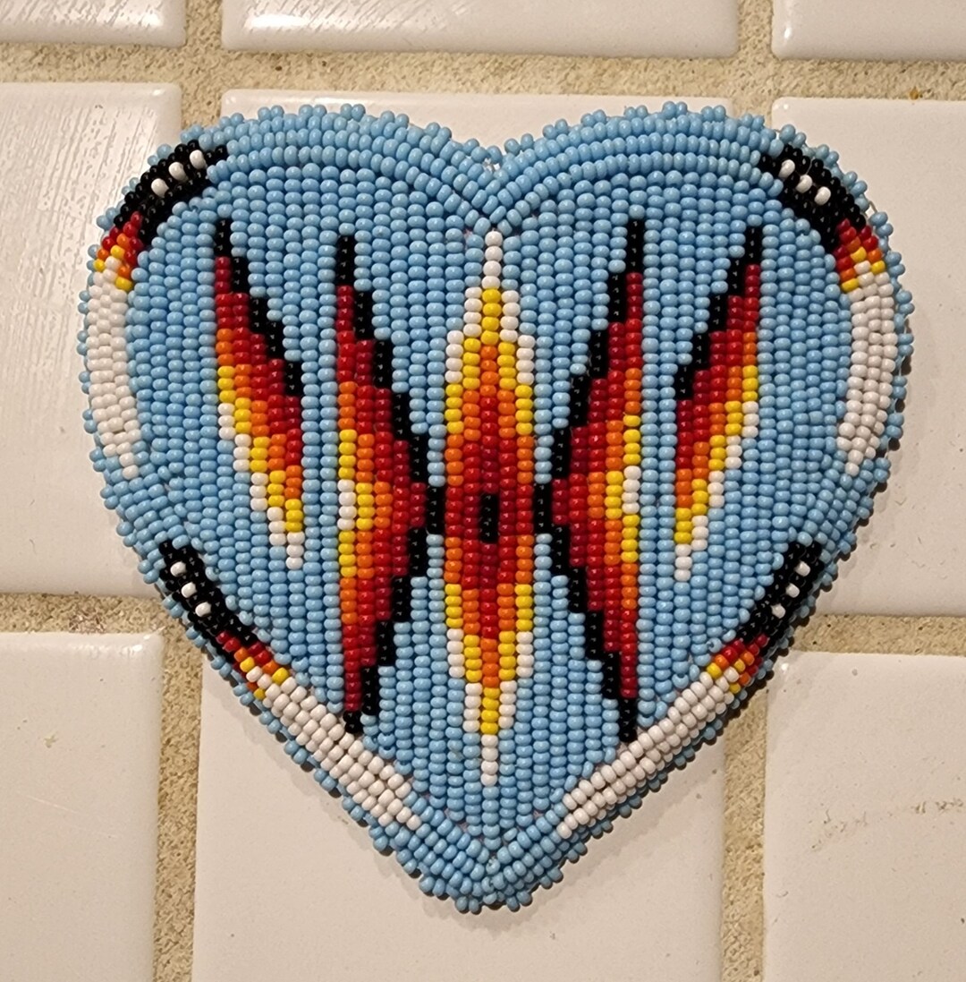 Beaded Heart Shaped Barrette - Etsy