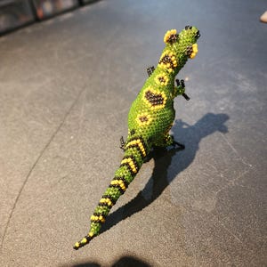 Peyote Stitched Dinosaur Figurine - Etsy