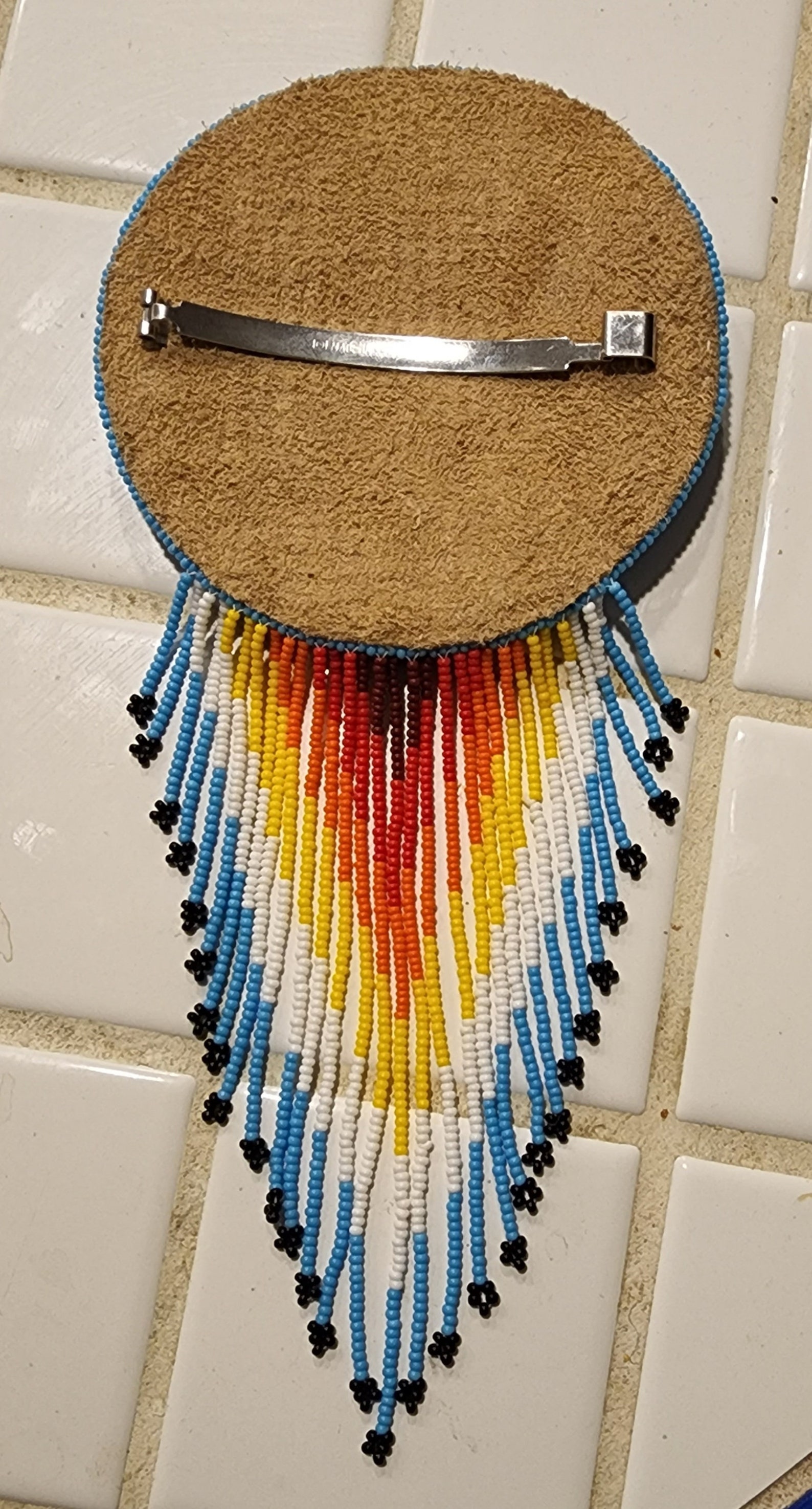 Beaded Barrette With an 8 Point Star Design - Etsy