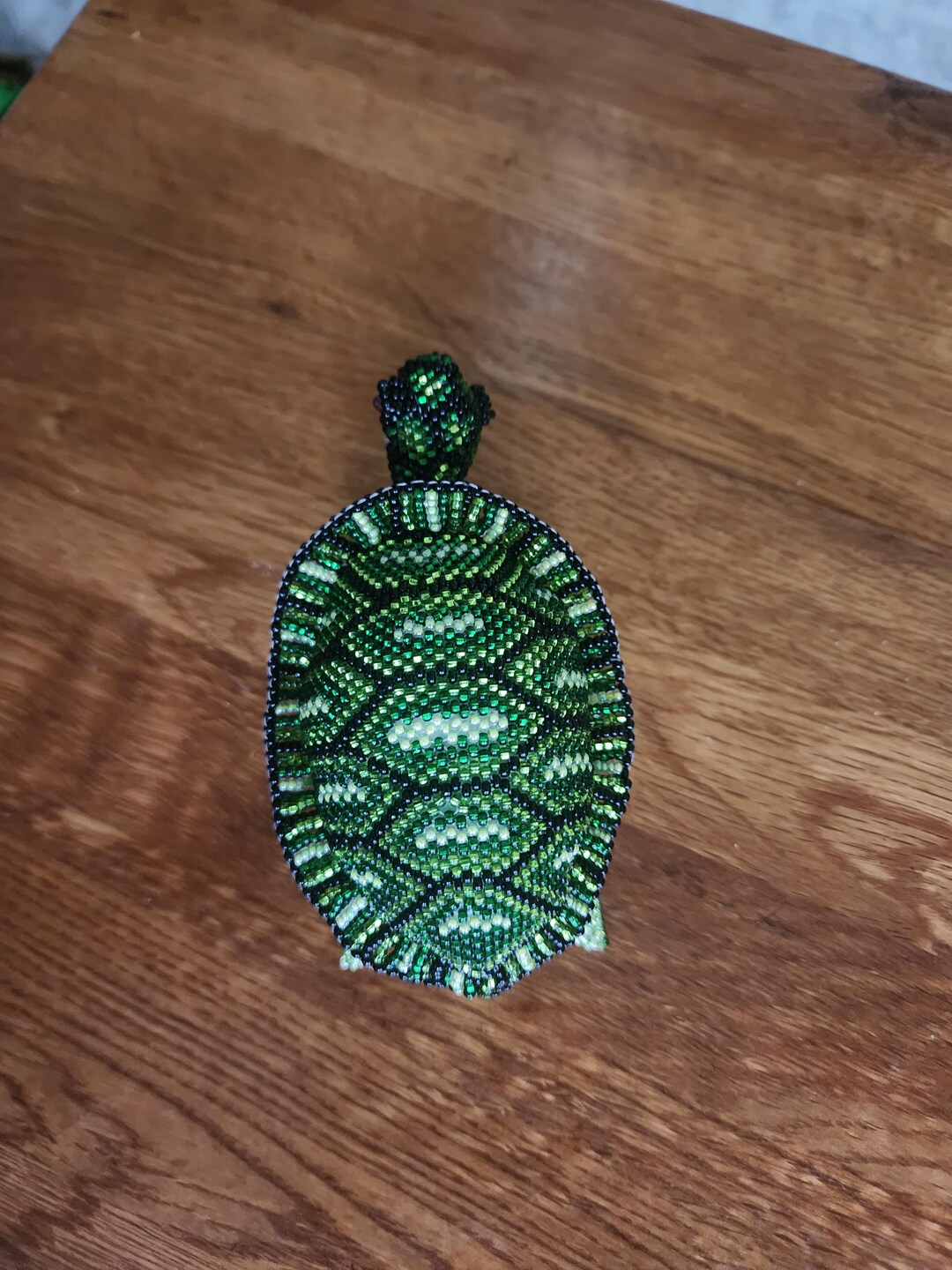 Peyote Stitched Turtle Figurine - Etsy
