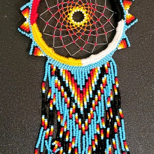 Large Beaded Dream Catcher - Etsy