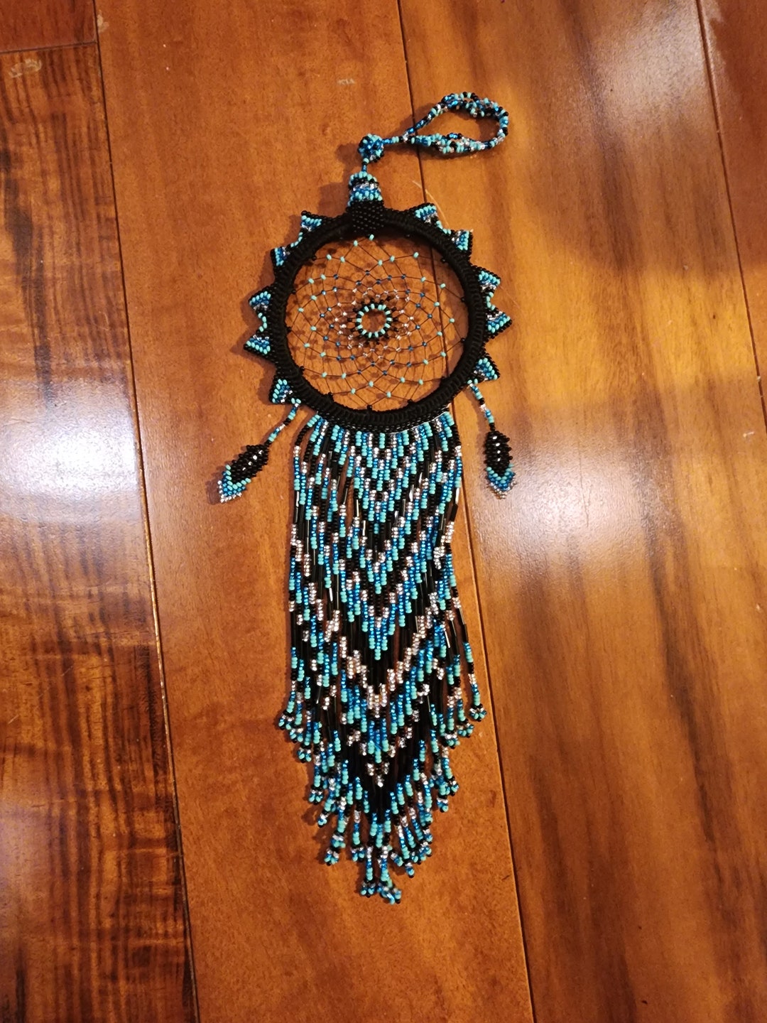 Large Beaded Dream Catcher - Etsy