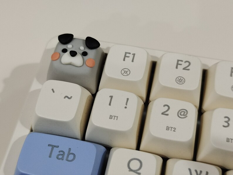 Pug Keycap Artisan Keycap Clay Keycap for Mechanical Keyboard - Etsy