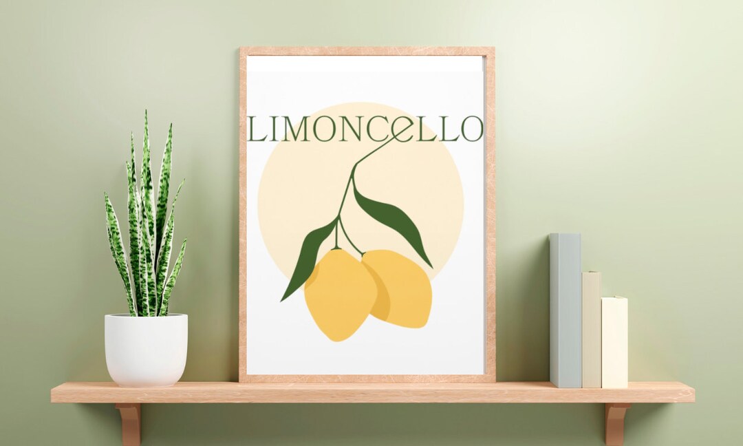 Limoncello Wall Art - Etsy