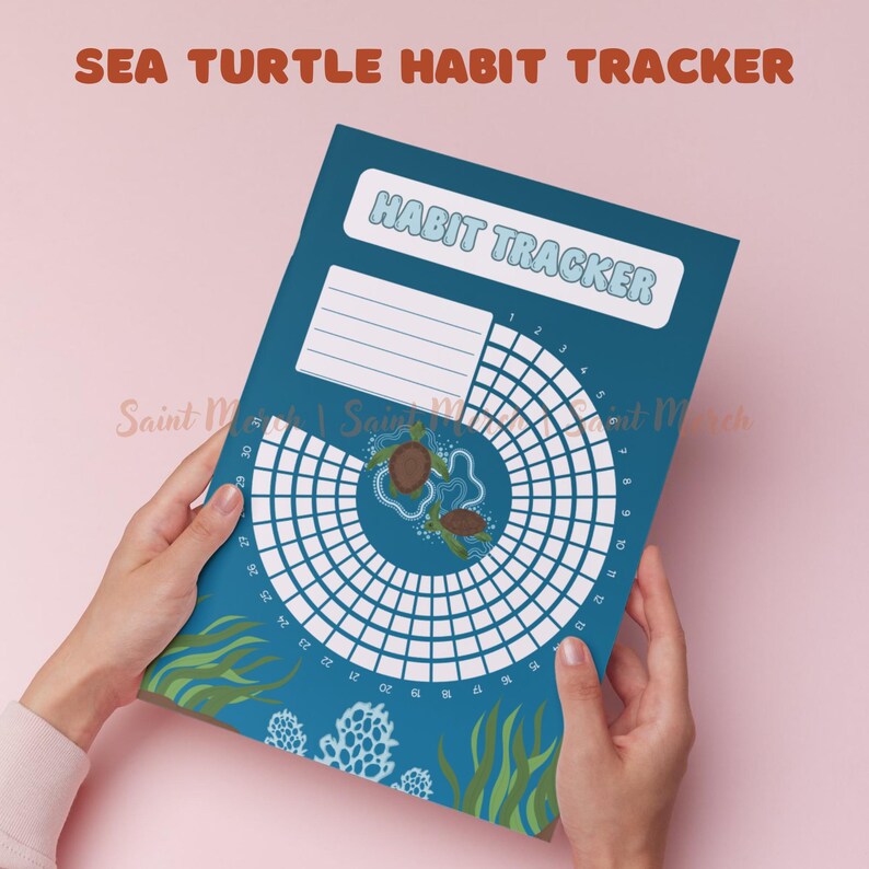 Sea Turtle Habit Tracker Printable: Daily Journal Page (A4 & A5 PDF) - Etsy
