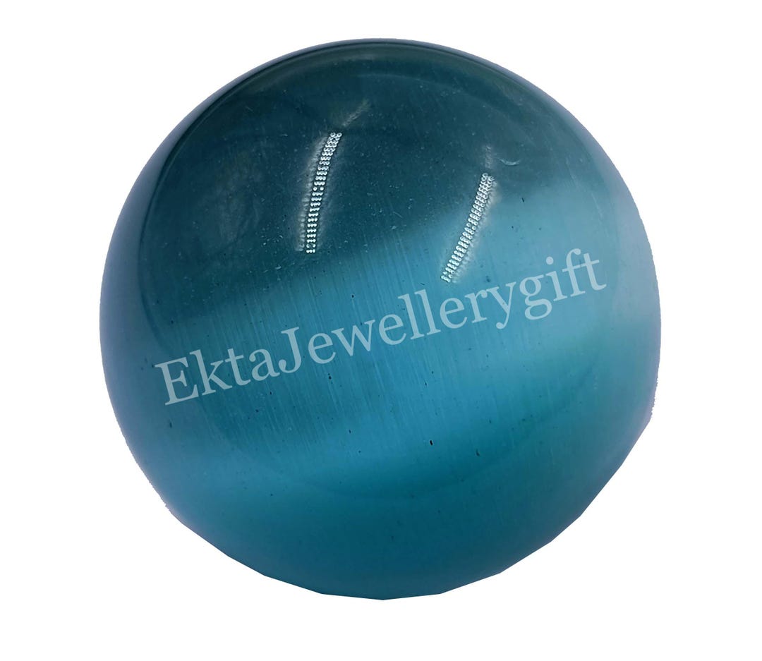 Blue Cat's Eyeball 451.15 Ct IGL Certified Loose Gemstone From Brazil ...