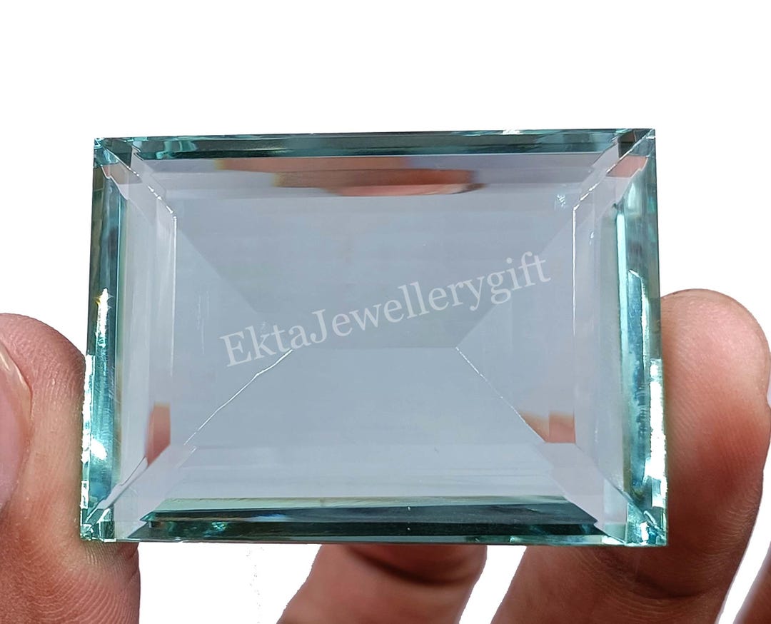 Blue Topaz Natural IGL Certified Loose Gemstone 209.00 Ct Faceted ...