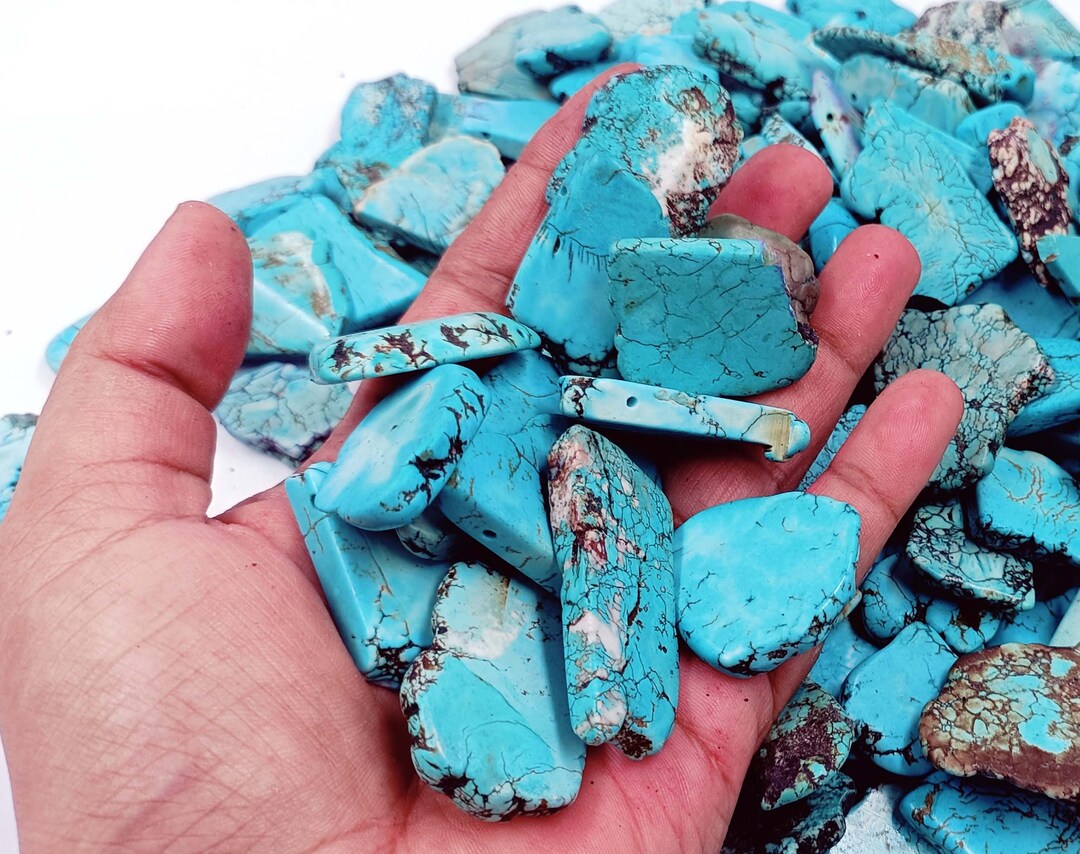 Natural Sky-blue Turquoise Slab Lot IGL Certified 500-5000 Ct From ...