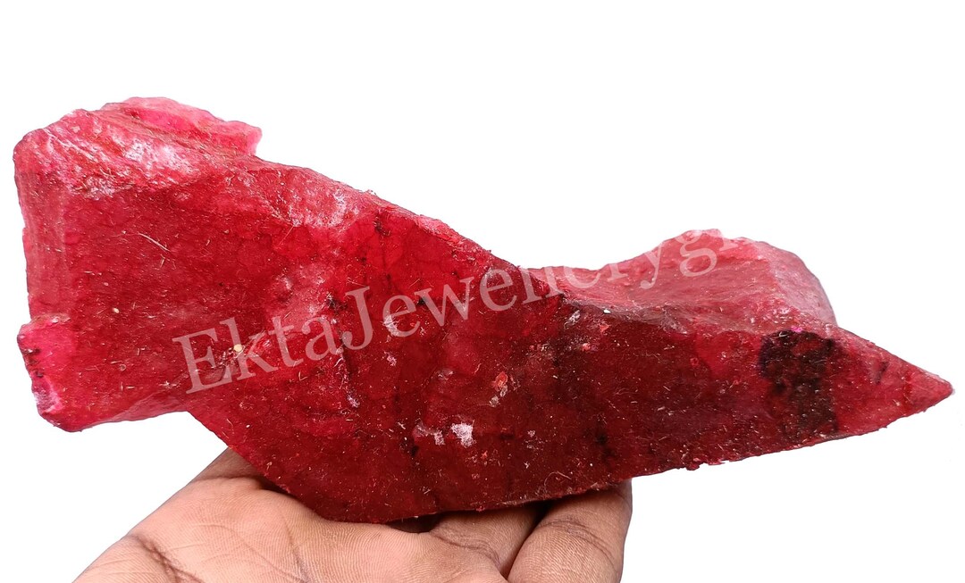 Buy Red Ruby Natural IGL Certified 2138.50 Carat Faceted Rough Loose ...